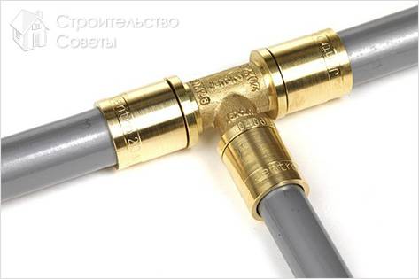 Монтаж труб из сшитого полиэтилена своими руками - соединение ...